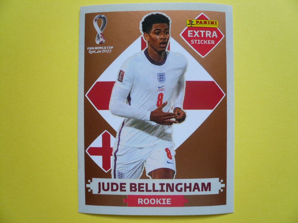 Jude Bellingham Panini Extra Sticker Bronze WM 2022 Qatar | Kaufen auf ...