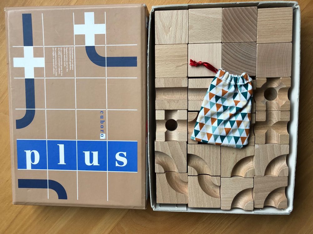 Cuboro plus Kugelbahn Zusatzkasten Holz 24 Würfel 3 Murmeln (Gebraucht ...