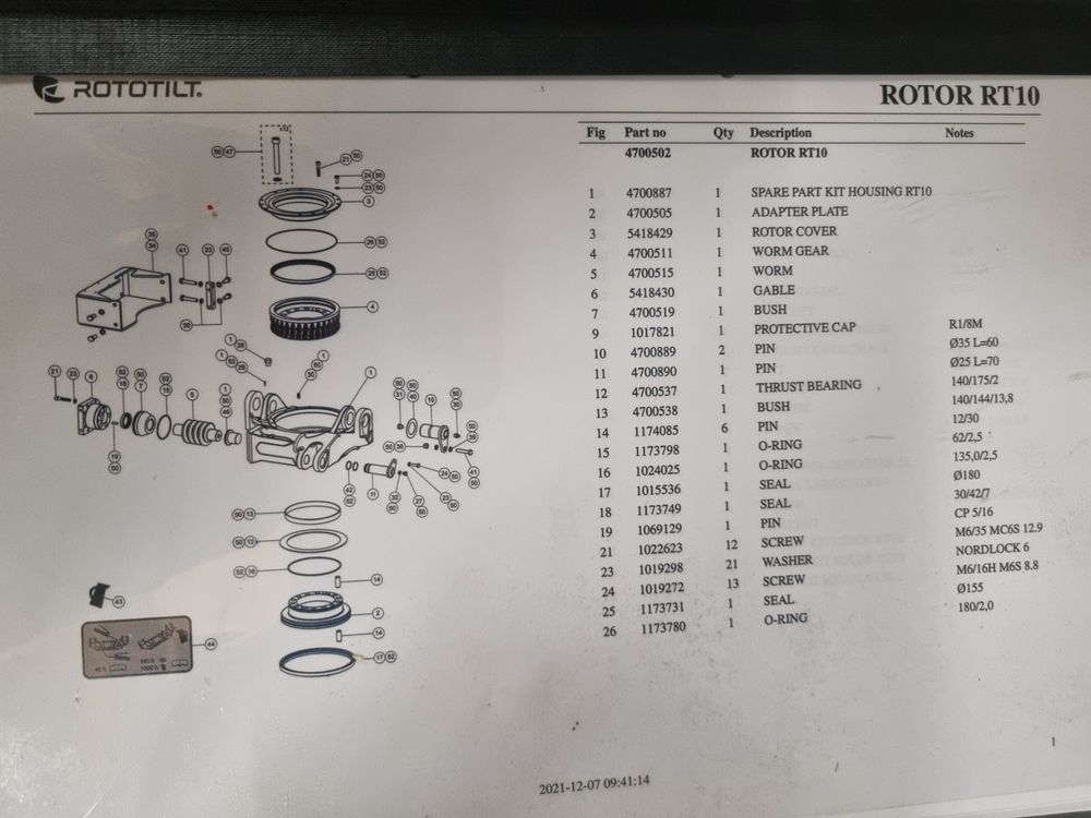 Rototilt Ersatzteile | Kaufen auf Ricardo