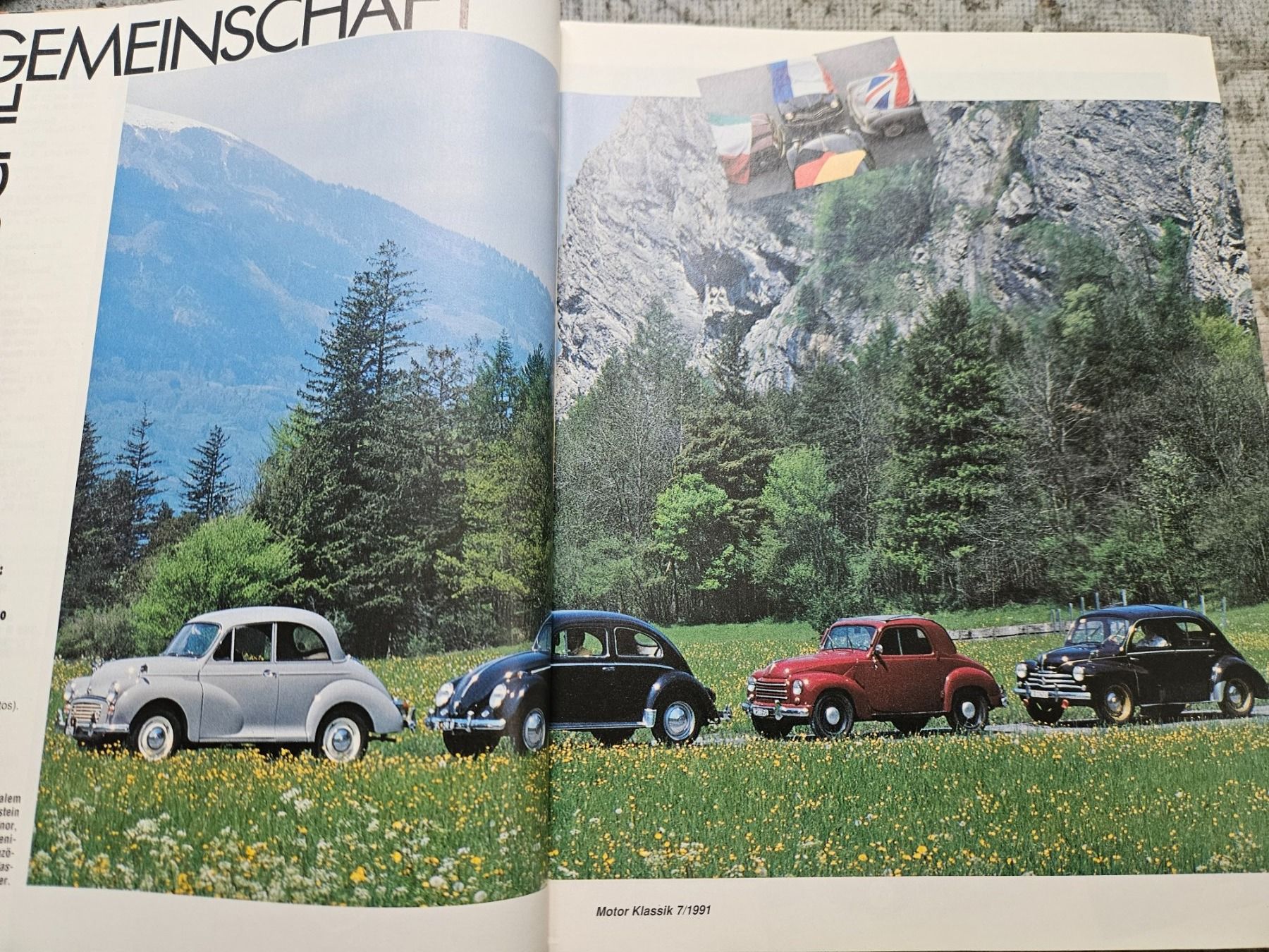 Motor Klassik 7/91 Corvette Fiat 124 Spider VW Kàfer 4 CV xx (Gebraucht ...