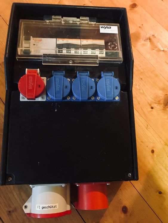 Baustromverteiler Wysa mit CEE 32 Anschluss | Kaufen auf Ricardo