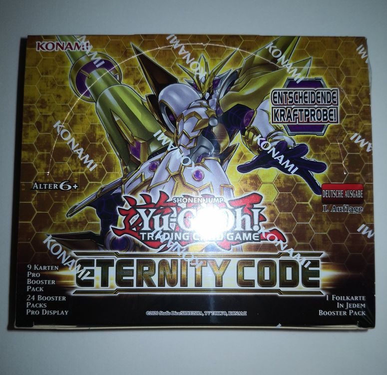 Yu-Gi-Oh Eternity Code Display sealed (Neu und originalverpackt) in ...