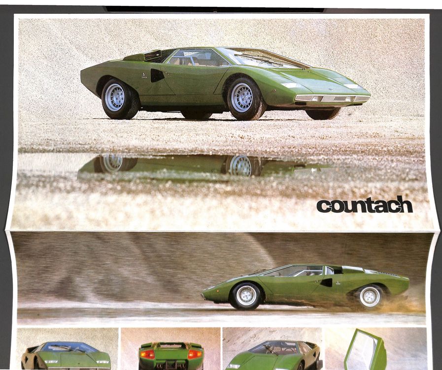 LAMBORGHINI COUNTACH LP400 Prospekt (it en fr de) WIE NEU (Neu (gemäss Beschreibung)) in Zürich ...