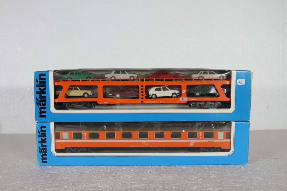 Märklin 4174/4162 ÖBB Autotransportwagen, Personenwagen (Neu (gemäss ...
