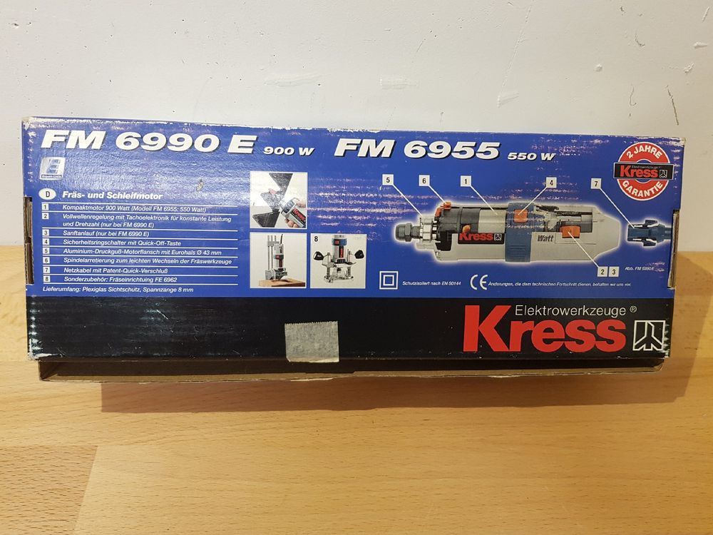 Kress FM6990E 900w Fräs-Schleifmotor (Gebraucht) in Gossau SG für CHF ...