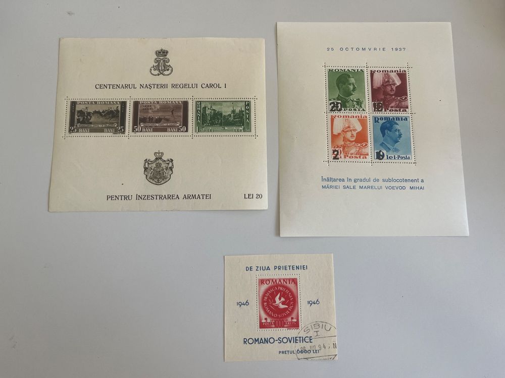 3 Blöcke Rumänien (Neu (gemäss Beschreibung)) in Adliswil für CHF 12 – mit Lieferung auf Ricardo ...