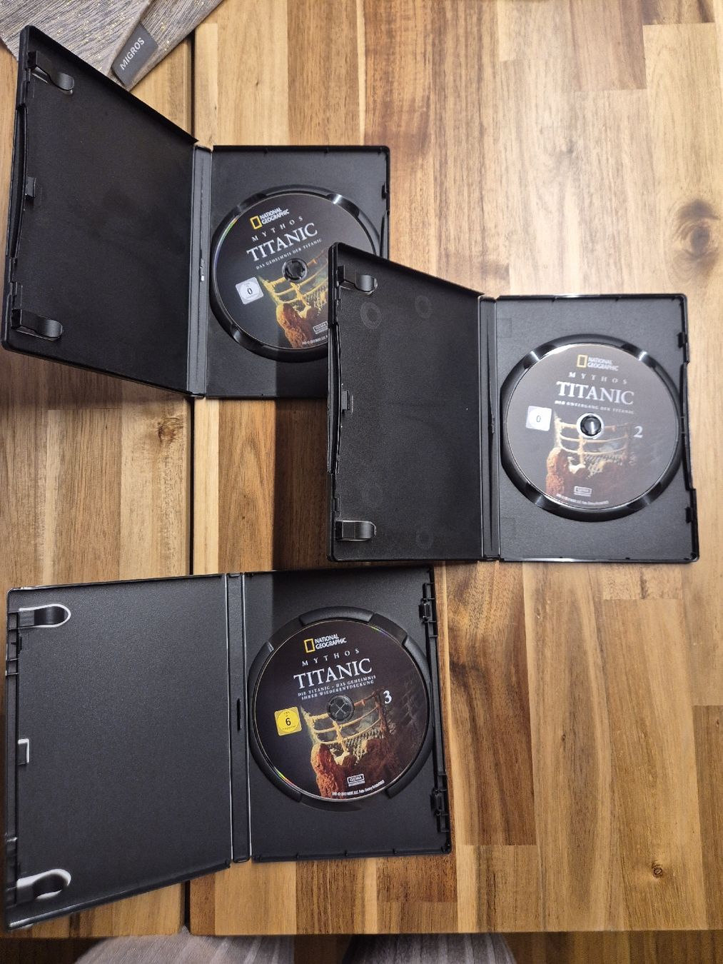 DVD National Geographic Mythos Titanic Box mit 3 DVDs (Gebraucht) in ...
