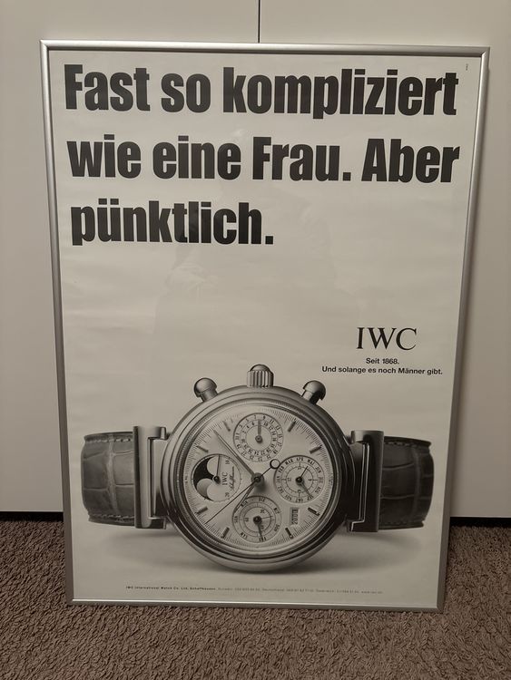 Poster IWC Da Vinci | Kaufen auf Ricardo