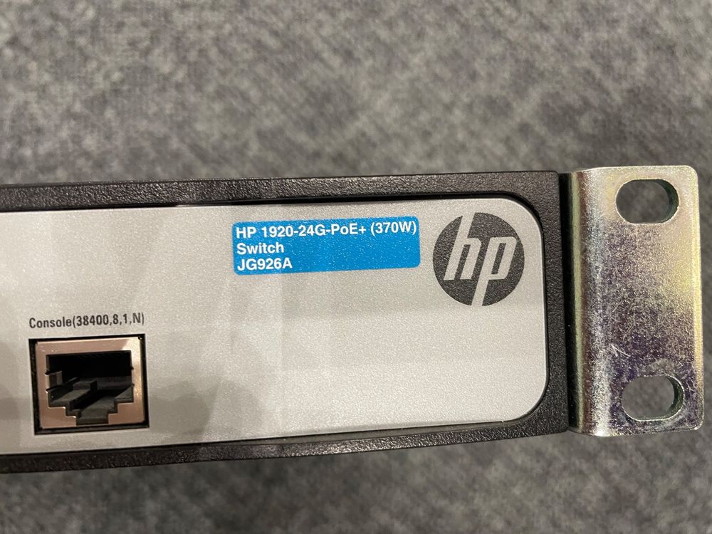 HP 1920-24G-PoE+ (370W) Gigabit Switch (Gebraucht) in Inwil für CHF 50 ...