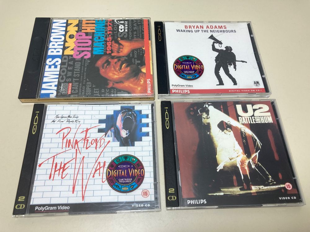 PINK FLOYD,JAMES BROWN,BRYAN ADAMS, U2 RARE PHILIPS CD-I !!! (Gebraucht ...