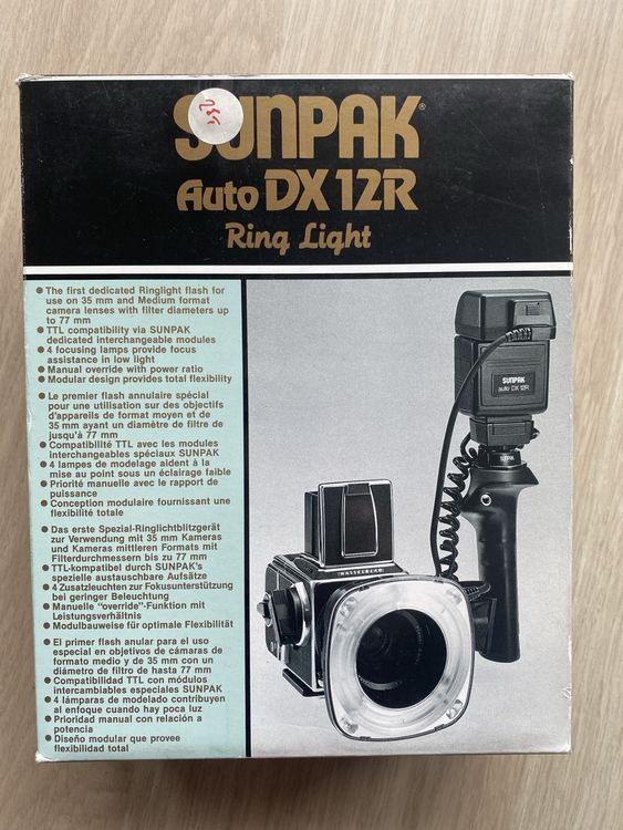Sunpak Auto DX 12R Ring Light - Neuf (Neu (gemäss Beschreibung)) in Fresens für CHF 25 – mit ...