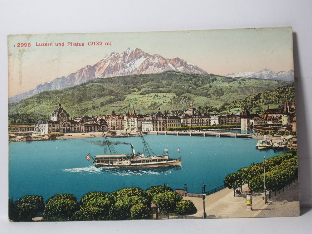 AK Luzern , Schiff Stadt Luzern , Bahnhof 1913 | Kaufen auf Ricardo AK Luzern , Schiff Stadt Luzern , Bahnhof 1913 | Kaufen auf Ricardo