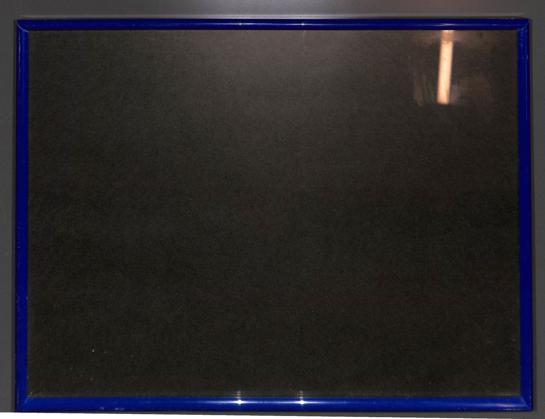 Wechselrahmen aus Kunststoff blau (29.5 x 39.5 cm) (Gebraucht) in ...