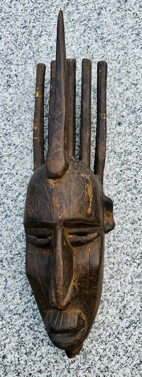Vintage, grosse afrikanische Wandmaske, ca. 1960/70 (Gebraucht) in Wallbach für CHF 49 – mit ...
