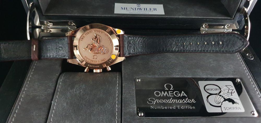 Omega Speedmaster Numbered Edition Only 1000 Stk. Gold 18Kt. | Kaufen ...