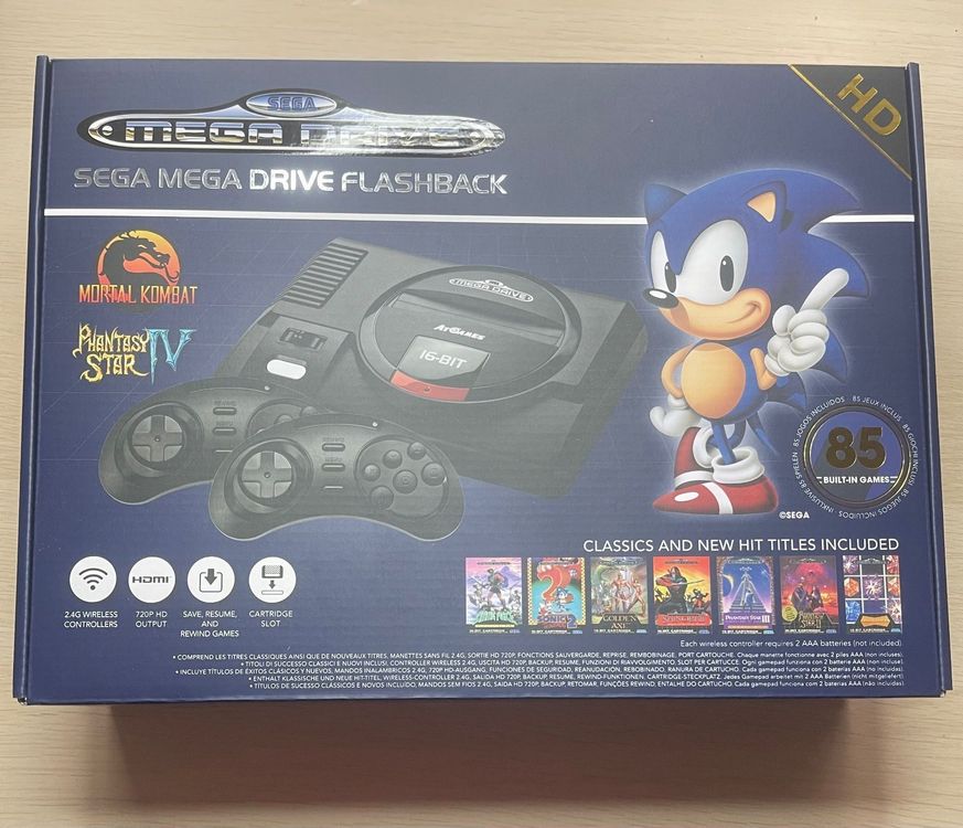Sega Mega Drive Flashback Neu ungeöffnet (Neu und originalverpackt) in ...