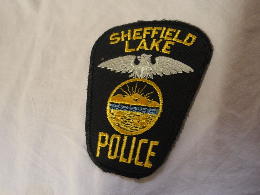 AUFNÄHER PATCH BADGE ORIGINAL SHEFFIELD LAKE POLICE (Gebraucht) in ...