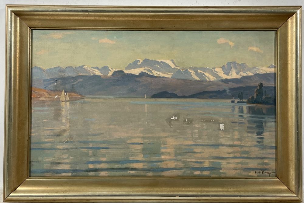Willy Friedrich Burger (1882-1964) Gemälde - Zürichsee | Kaufen auf Ricardo