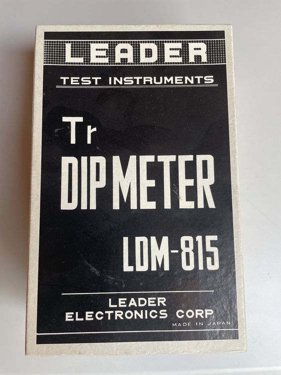Messgerät Leader Dipmeter LDM815 (Gebraucht) in Herbligen für CHF 45 – mit Lieferung auf Ricardo ...
