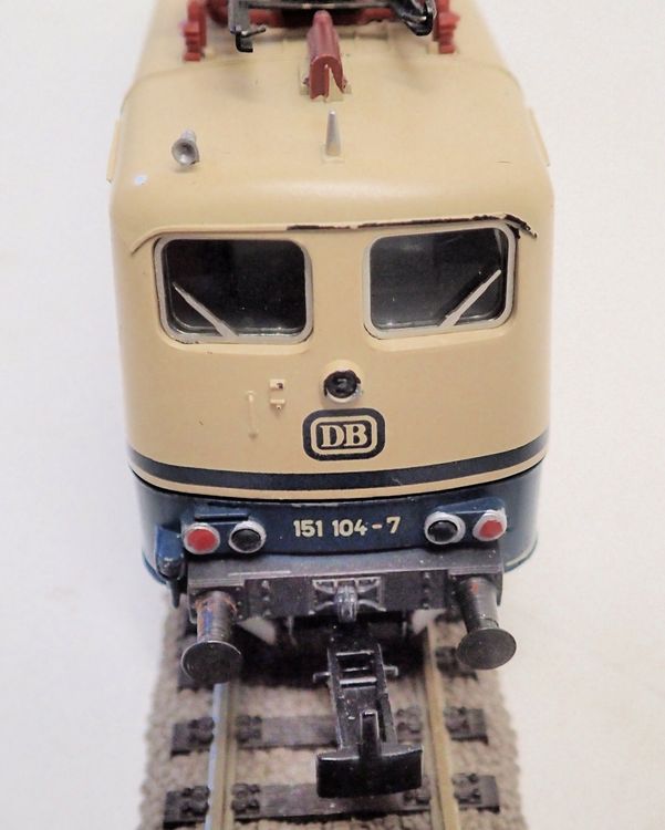 Märklin H0: DB-E-Lok BR 151 Türkis-Beige mit OVP - Art. 3058 | Kaufen auf Ricardo