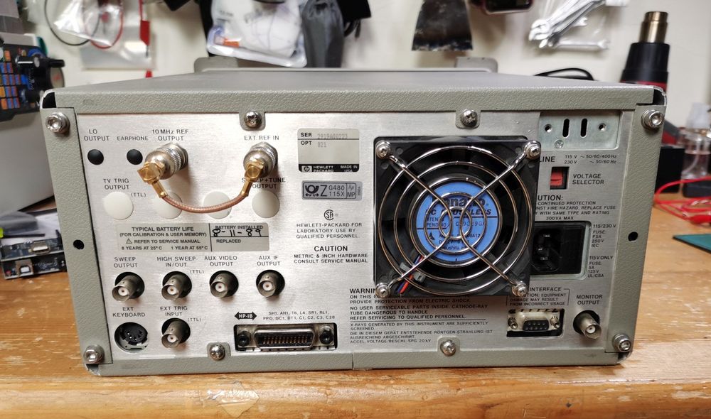 Spectrum analyzer 9kHz-22GHz HP 8593A (Gebraucht) in Payerne für CHF ...