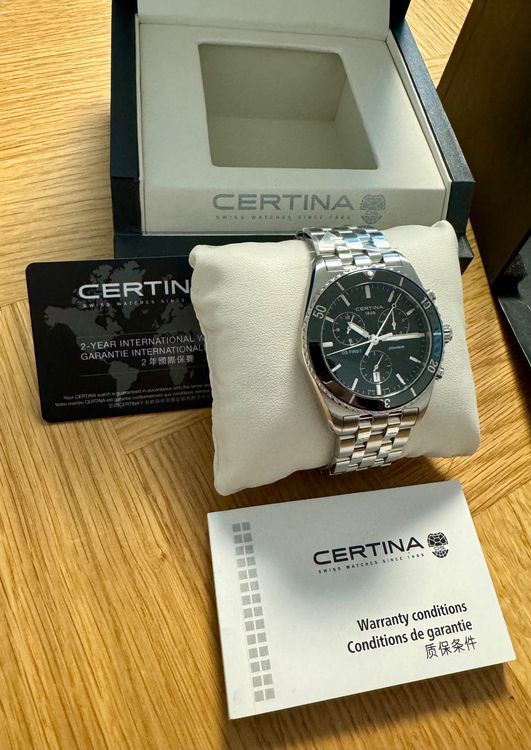 CERTINA DS FIRST CHRONOGRAPH SAPHIRE (Neu und originalverpackt) in Rorschach für CHF 336 – mit ...