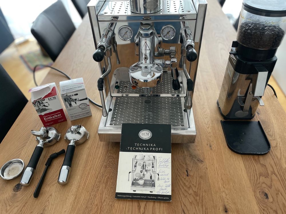 ECM Espressokaffeemaschine Technika Profi (Set) (Gebraucht) in Utzigen ...