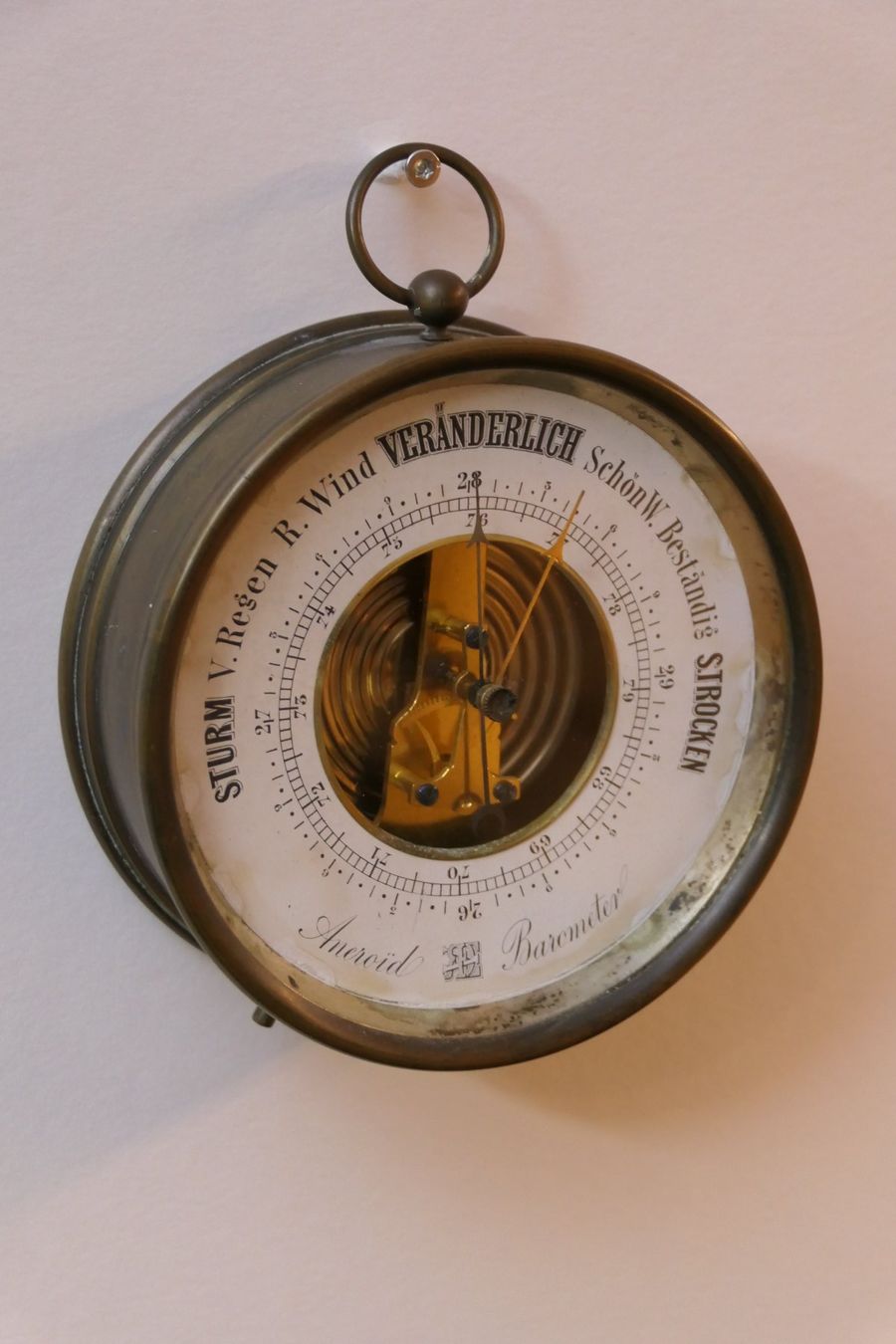 Antiker Aneroid Barometer, ca. 1850–1890, max. frühes 20. Jh (Gebraucht ...