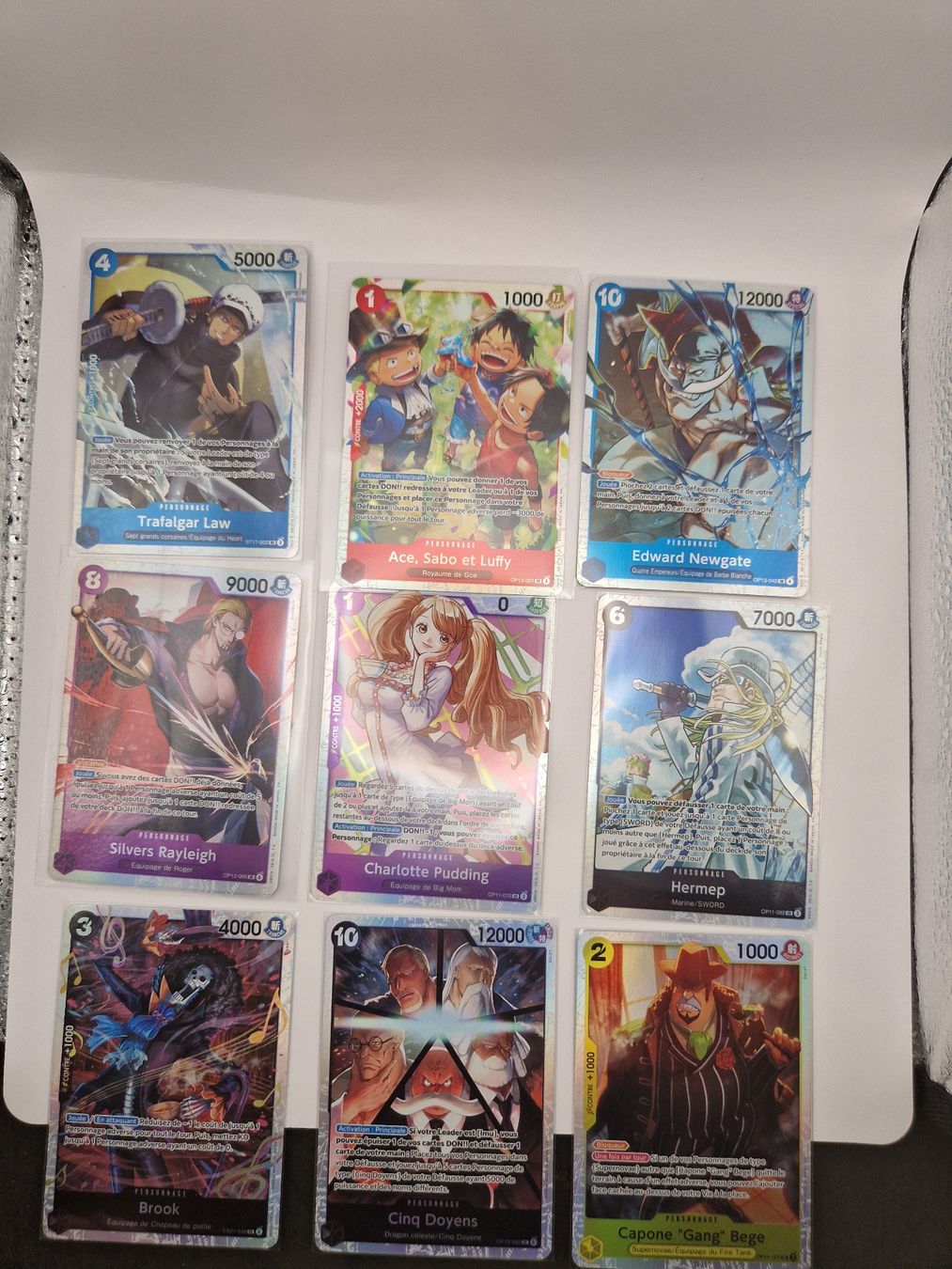 One Piece TCG Lot 10: SR Set (9 Karten) – Französisch(FR) (Gebraucht ...