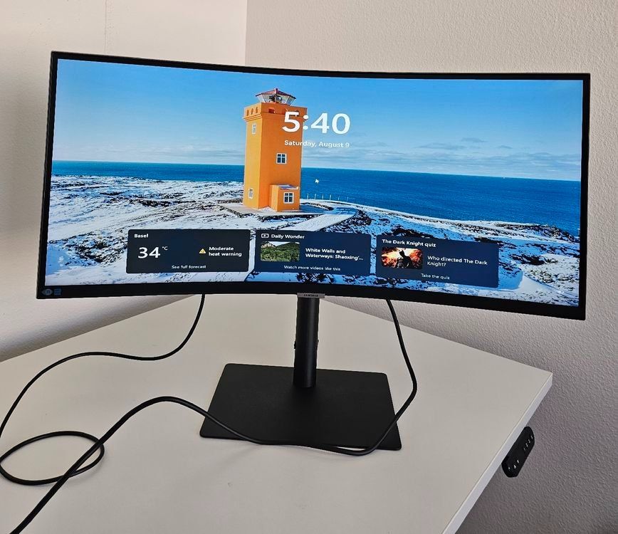 Samsung 34" Curved Ultra-WQHD Monitor S34A650UXU – USB- C (Neu (gemäss ...