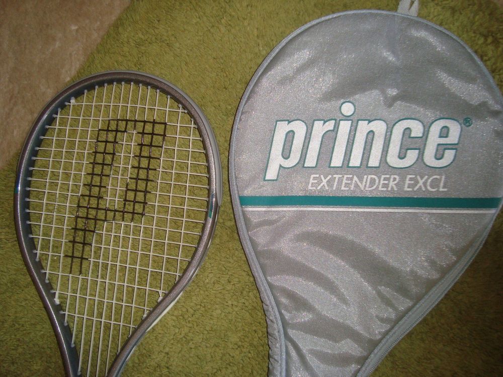 vintage 80iger years Prince Squash Racket extend Excl m.Bag (Neu ...