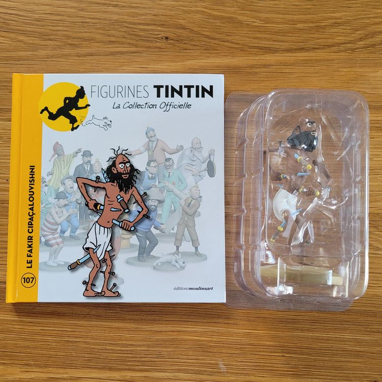 Livre Et Figurines Collection Tintin Le Fakir Cipaçalouvishi (Neu ...