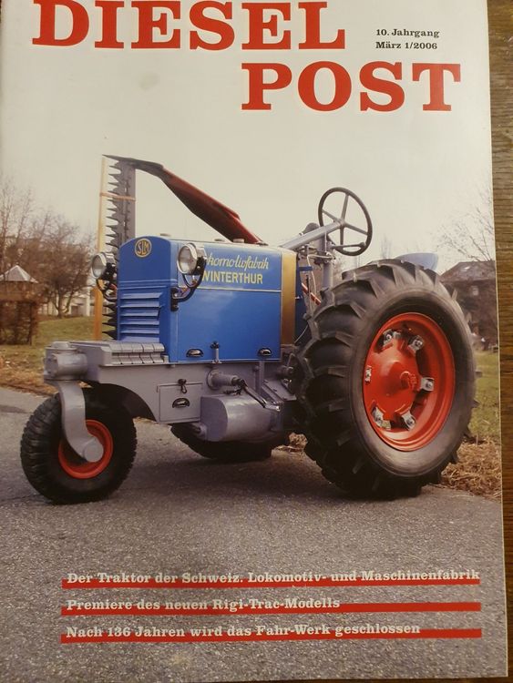 Diesel Post 1/06 Loki SLS Traktoren Rigi Trac Rapid xx | Kaufen auf Ricardo