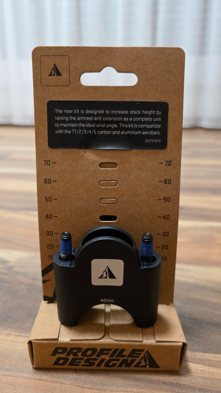 Profile Design Bracket Riser Kit / Aerobar Spacer 40mm / NEU (Neu und originalverpackt) in ...