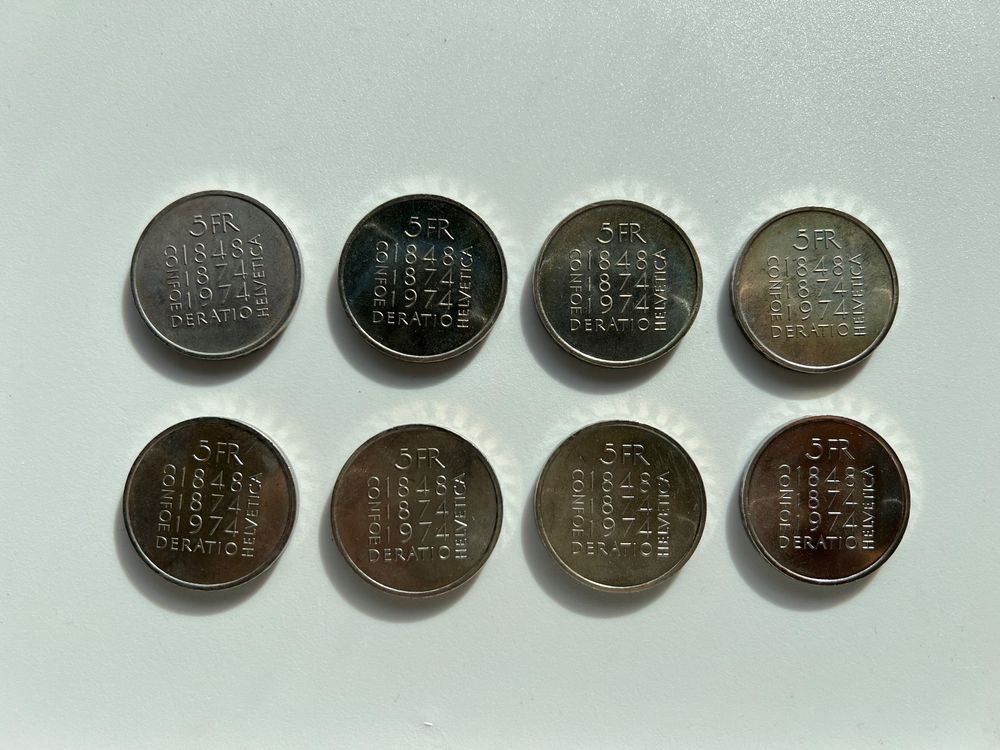 Gedenkmünzen 1974 Max Weber & 1975 Heredio Nostro Futurum (Gebraucht ...