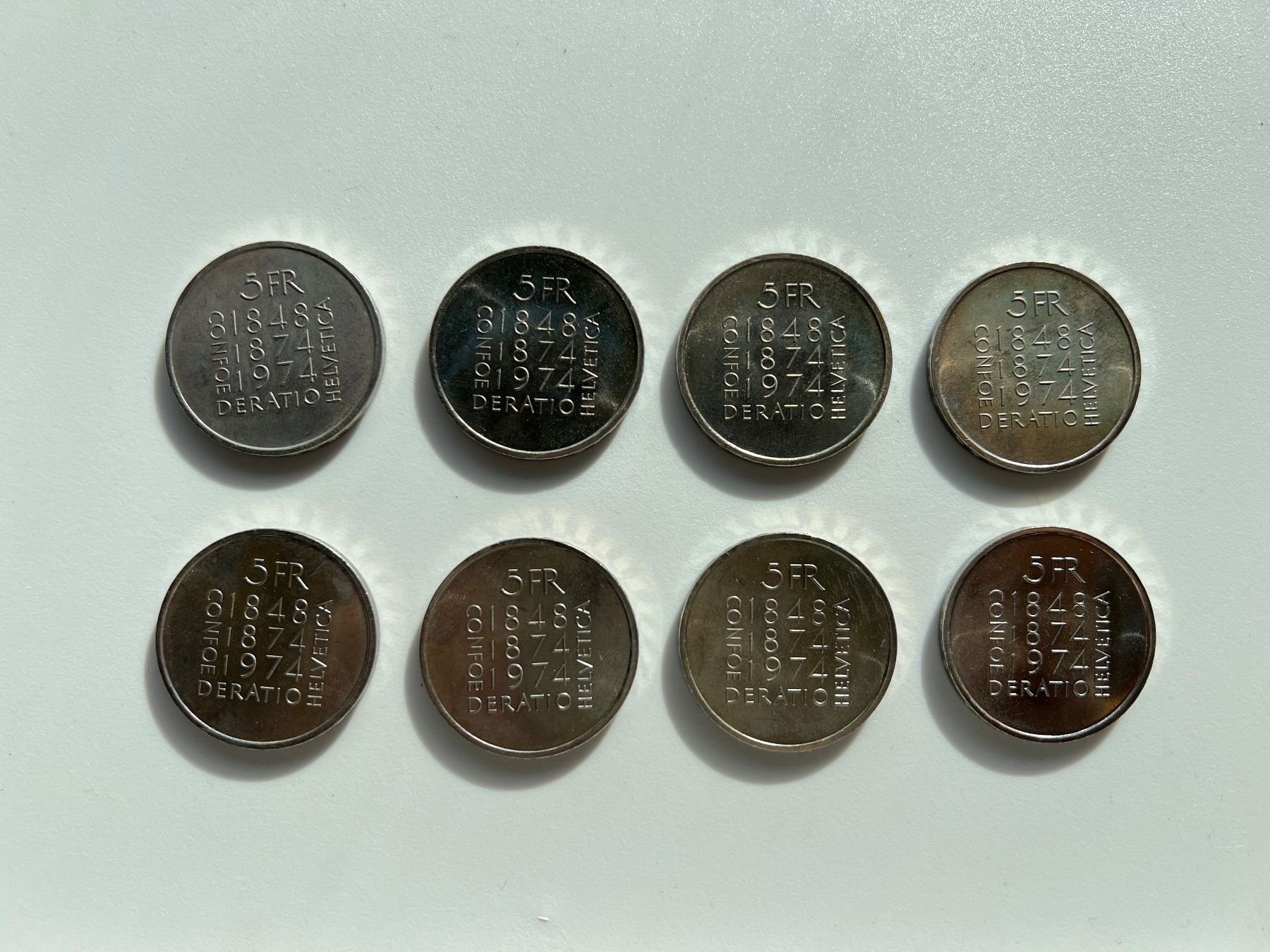 Gedenkmünzen 1974 Max Weber & 1975 Heredio Nostro Futurum (Gebraucht ...