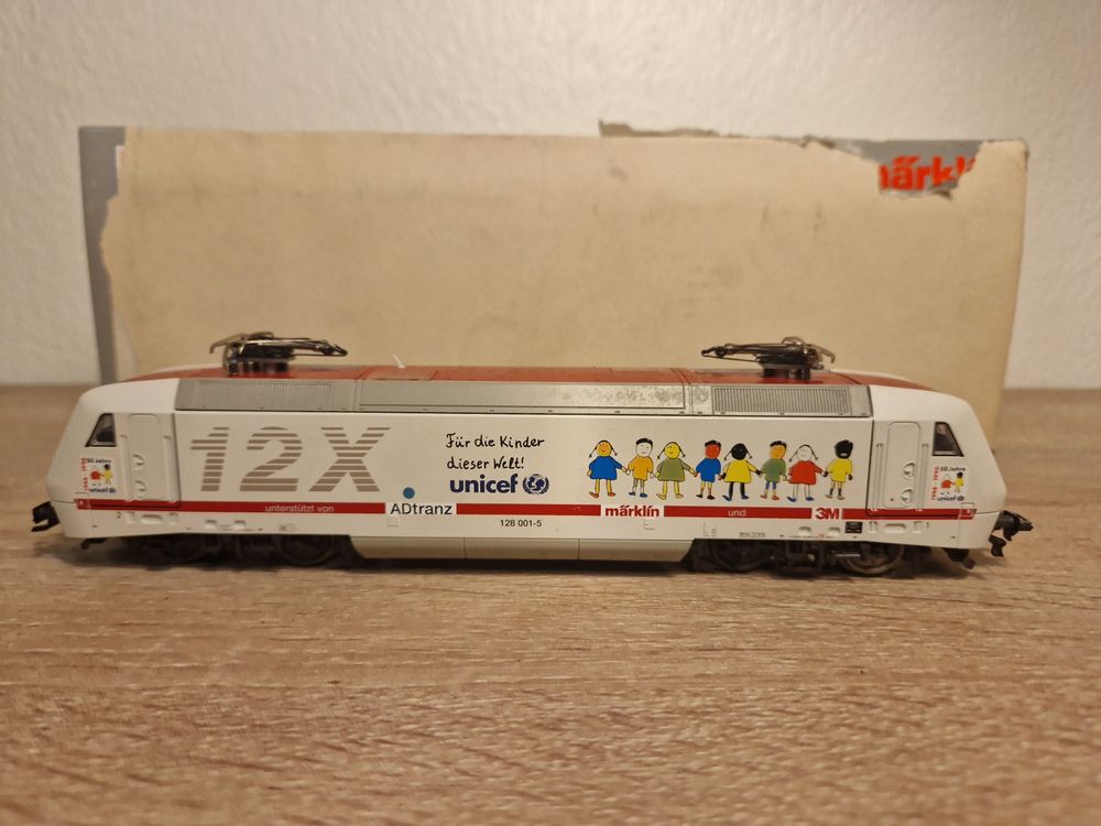 Märklin 37382 E-Lok BR 128 Unicef H0 (D'occasion) à St-Aubin-Sauges ...