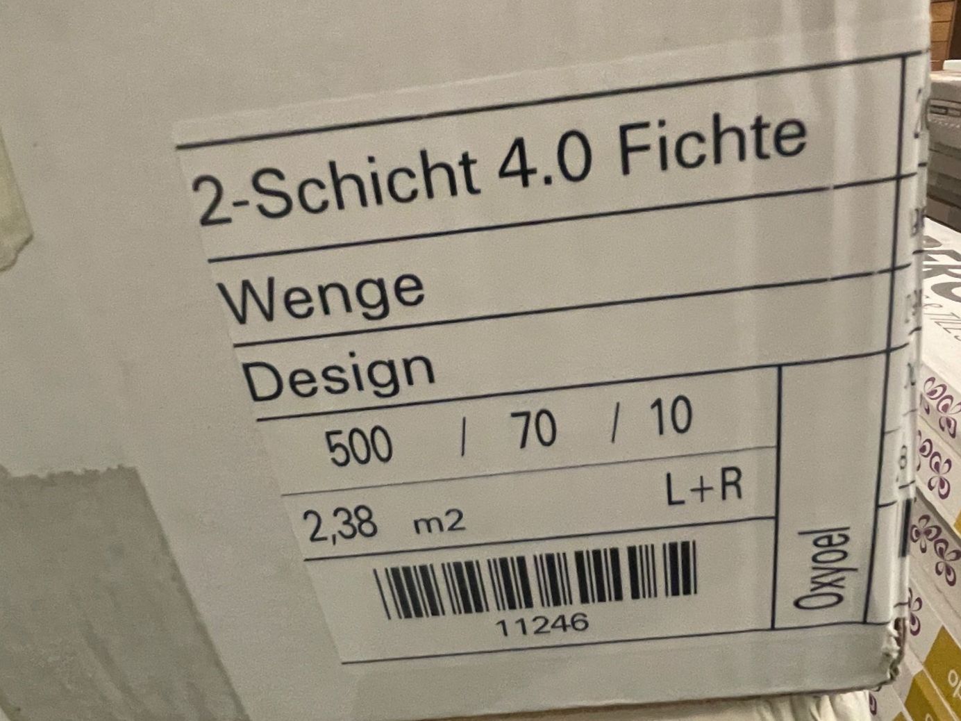 Parkett Fichte Typ Wengo Design Dunkel Neu (Neu und originalverpackt ...