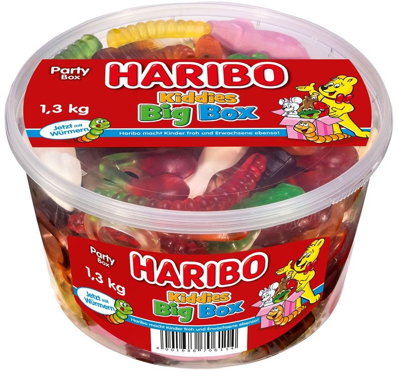Haribo Kiddies Big Box 1,3 kg | Kaufen auf Ricardo