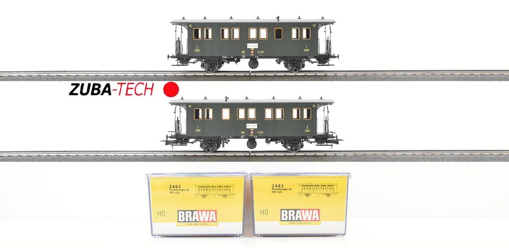 Brawa 2x Plattformwagen der SBB H0 GS mit OVP (Gebraucht) in St. Gallen ...
