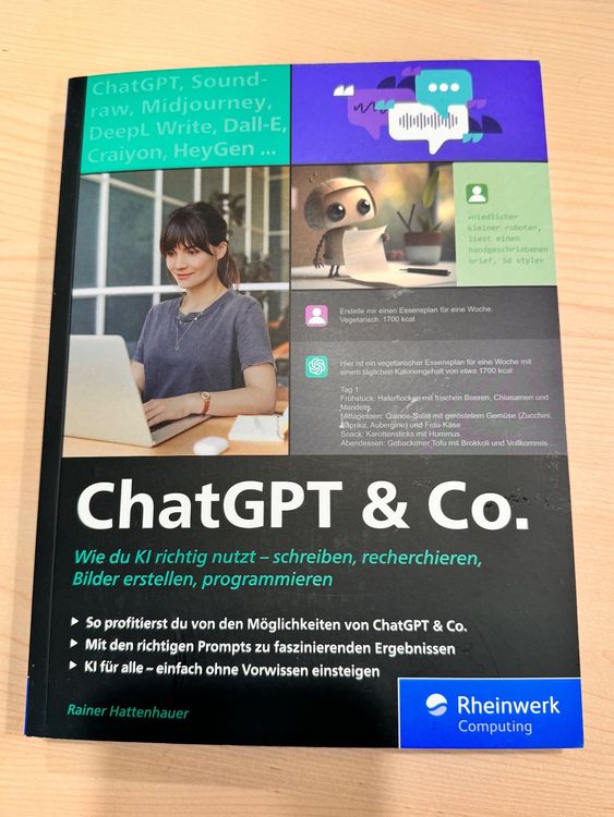 ChatGPT Chat GPT KI Künstliche Intelligenz Rheinwerk Fachbuc (Neu ...