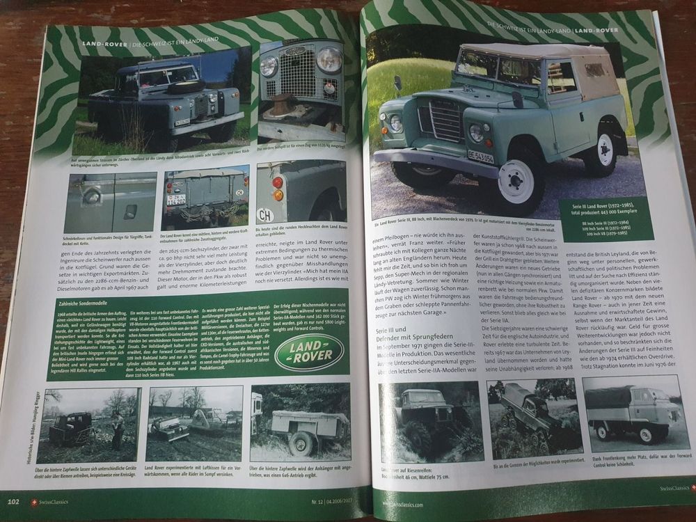 Swissclassics 4/06 Fiat Dino Land Rover Graber GM Biel xa | Kaufen auf ...