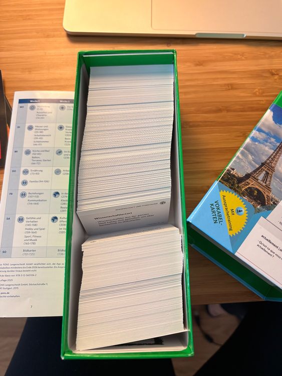 PONS Power-Vokabelbox Französisch B1-B2, 800 Karten (Neu (gemäss Beschreibung)) in Zürich für ...