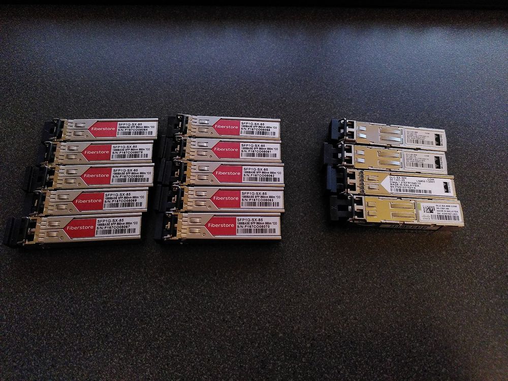 14 Stück Multimode SFP Fiberstore/Cisco (Gebraucht) in Winterthur für ...