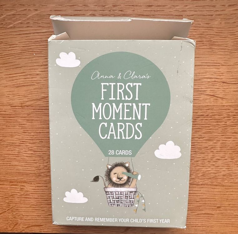 Baby-Meilensteinkarten (First Moment Cards) (Neu (gemäss Beschreibung ...
