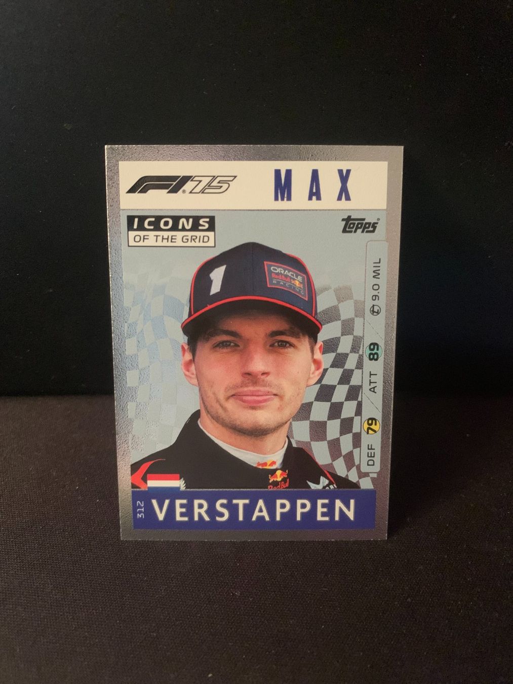 Topps Turbo F1 Max Verstappen Icon of the Grid Nr. 312 (Neu (gemäss ...
