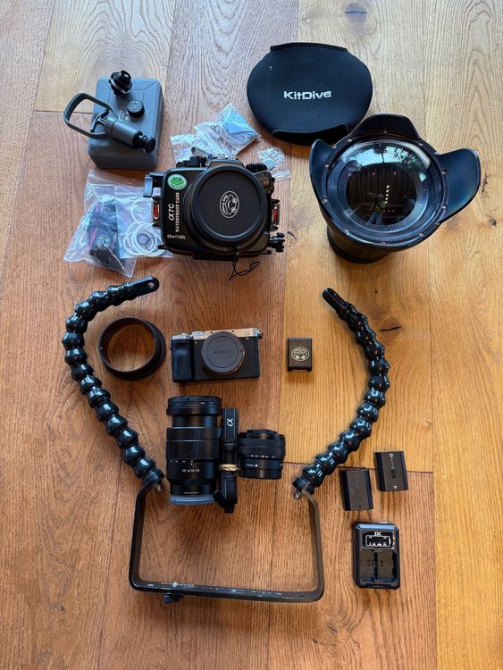 Sony Alfa 7C/Seafrogs Foto Komplettausrütung Tauchen (Gebraucht) in ...