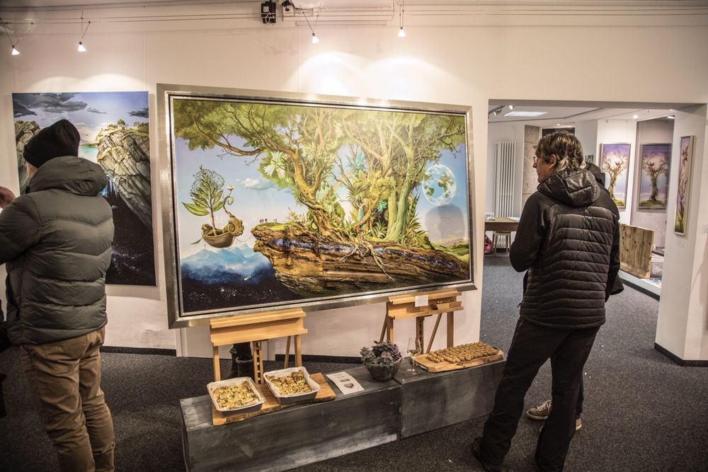 Original Meisterwerk: Regenbogenwald 2016 by Carl W. Röhrig | Kaufen ...