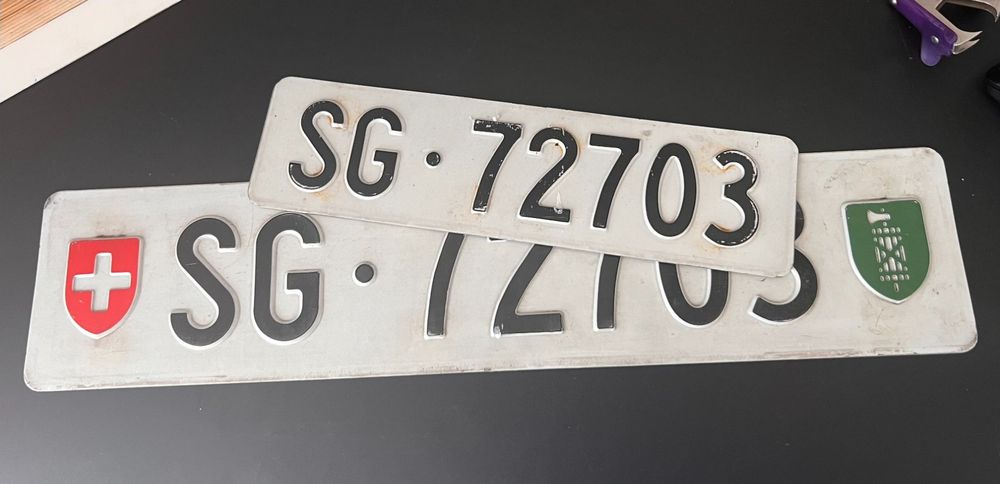 Autokennzeichen (Gebraucht) in Bazenheid für CHF 890 – nur Abholung auf Ricardo kaufen