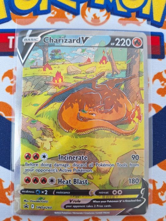 Charizard V Promo SWSH 260 Ultra Premium Collection Englisch (Gebraucht ...